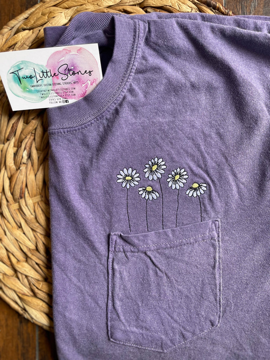 Embroidered Tees – Two Little Stones